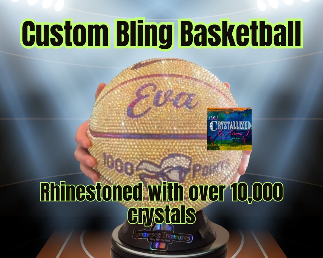 Bling Basketball, Custom Bling Basketball, Personalized Bling ...
