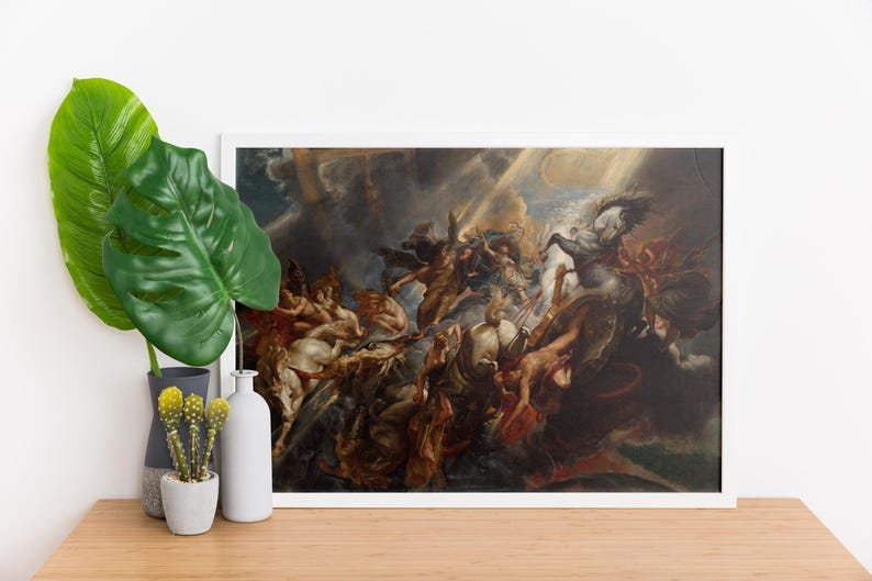 The Fall of Phaeton, Oil Painting Canvas Wall Art, Special Wall Decor ...