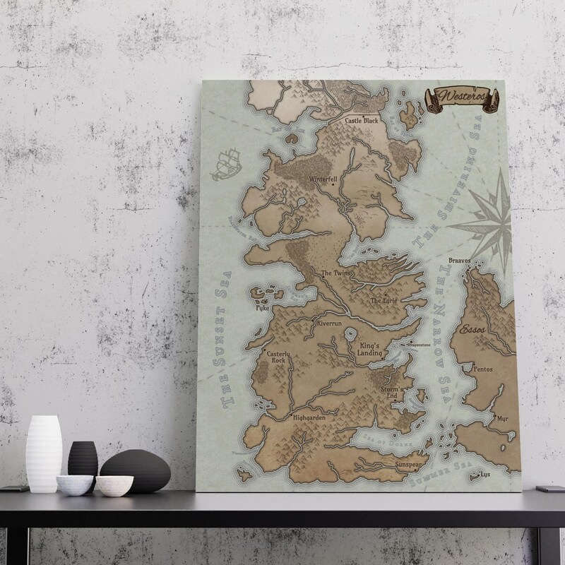 Westeros Map - Etsy