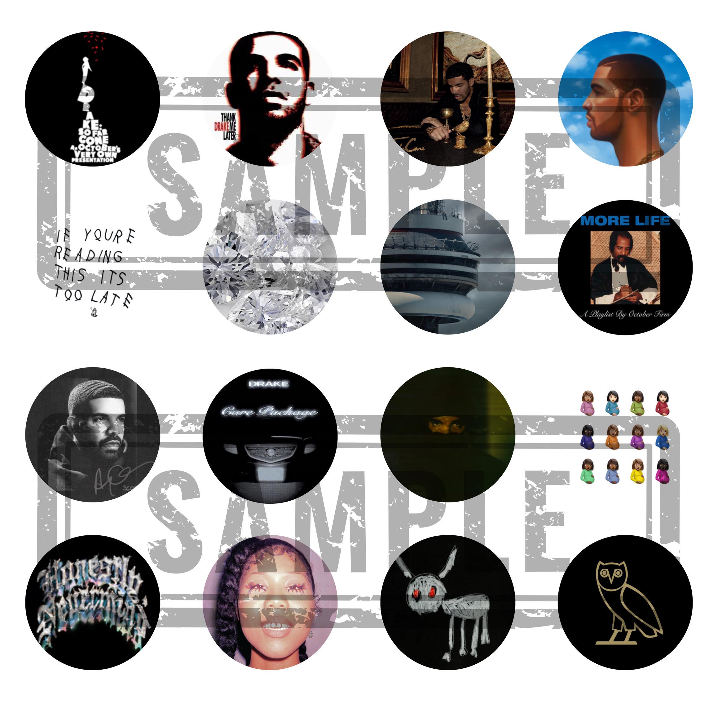 Drake Edible Images for Cake Pops, Cakes, Cupcakes, Etc.. OVO so Far ...