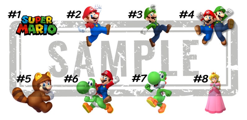 Super Mario Bros. 1.5 Edible Icing Images for Cake Pops Mario Luigi ...