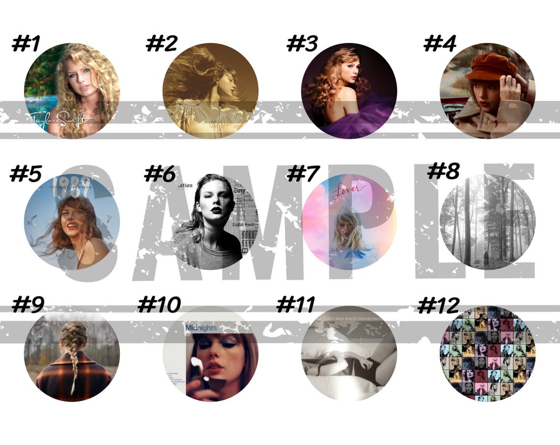 Taylor Swift Edible Images for Cake Pops, Cakes, Cupcakes, Etc ...