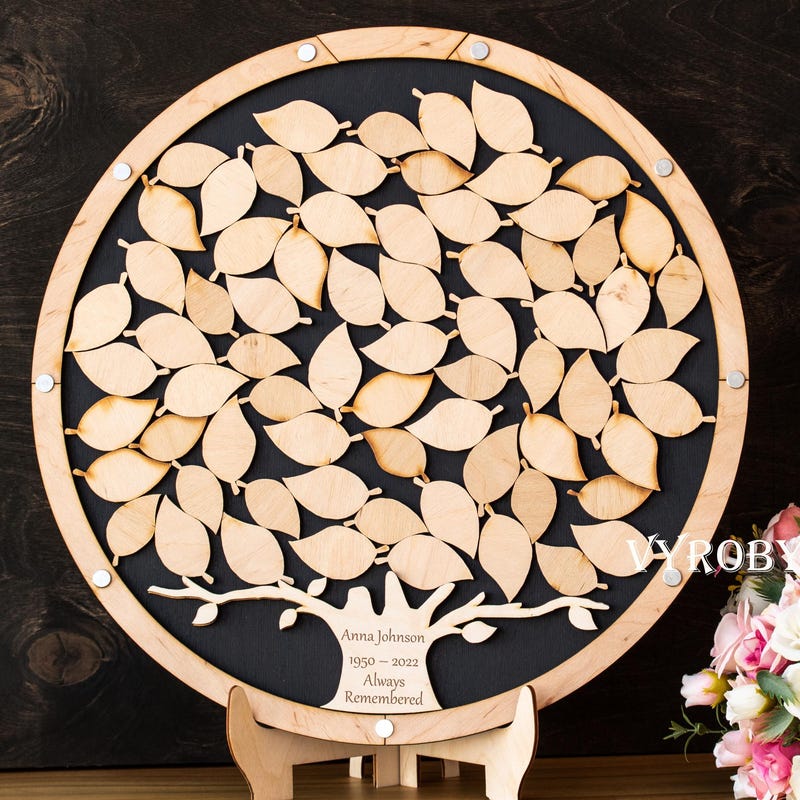 Wooden Tree Guest Book - Etsy