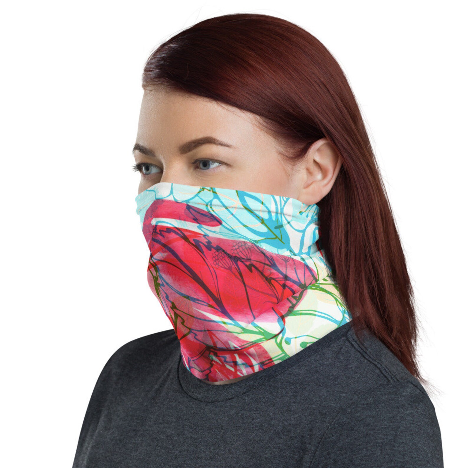 Abstract Motif Face Masks / Adult Large Face Mask / Mosaic - Etsy