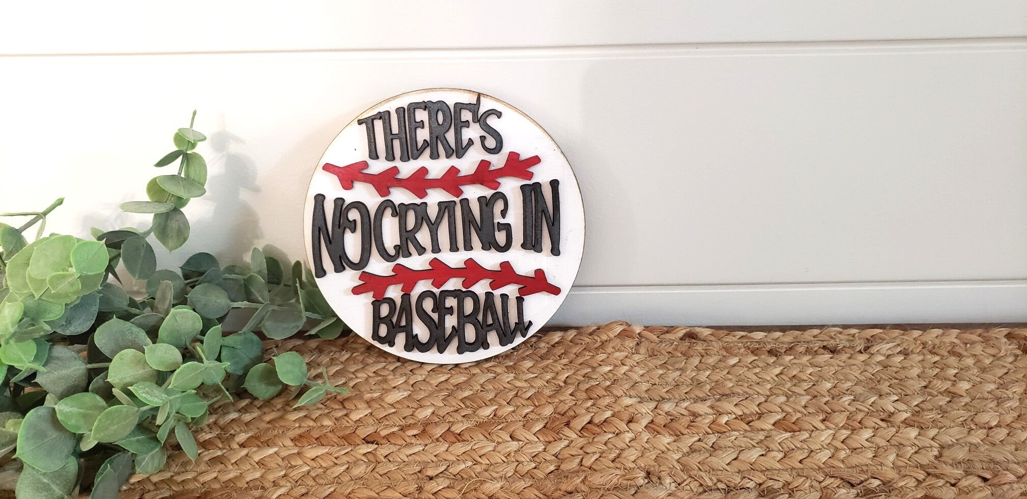 Laser Cut, Layered Baseball Sign for Tiered Trays - Etsy