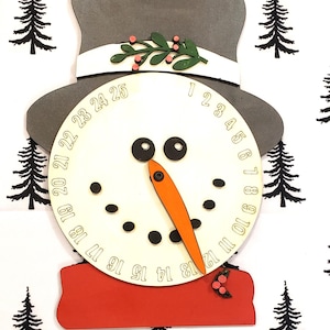 Snowman Christmas Countdown, Countdown to Christmas, Frosty the Snowman ...