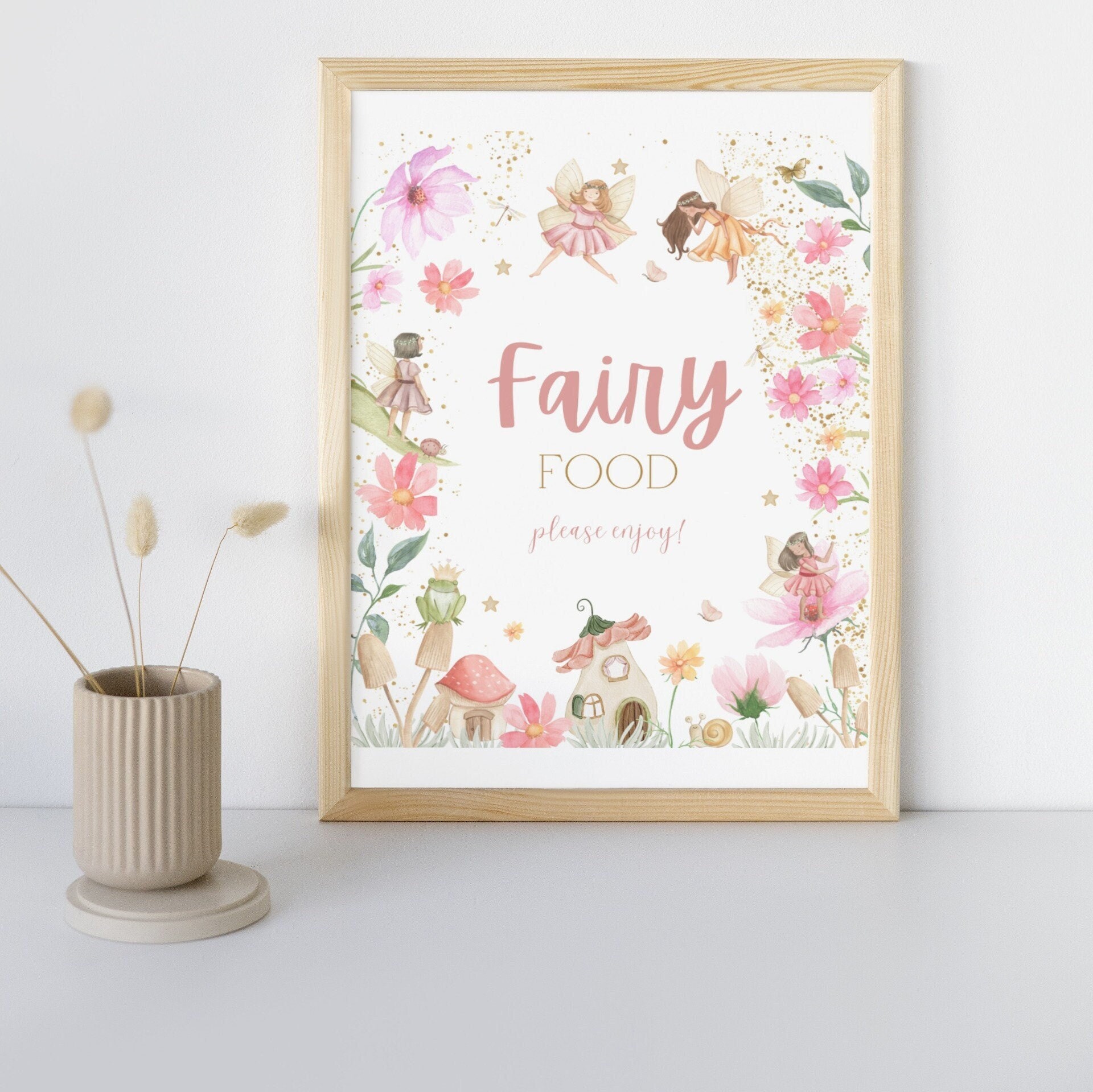 Fairy Food Table Sign | PRINTABLE - Etsy