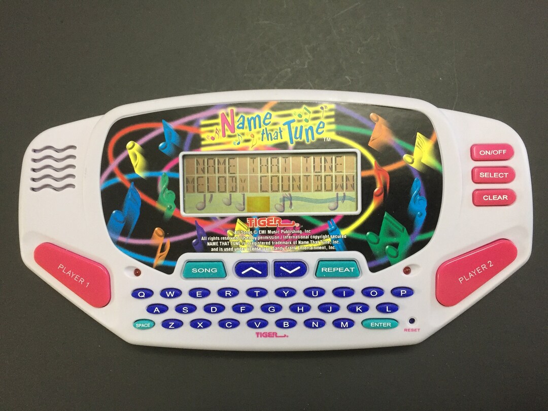 Name That Tune Hand Held LCD Game for 1 or 2 Players by Tiger - Etsy