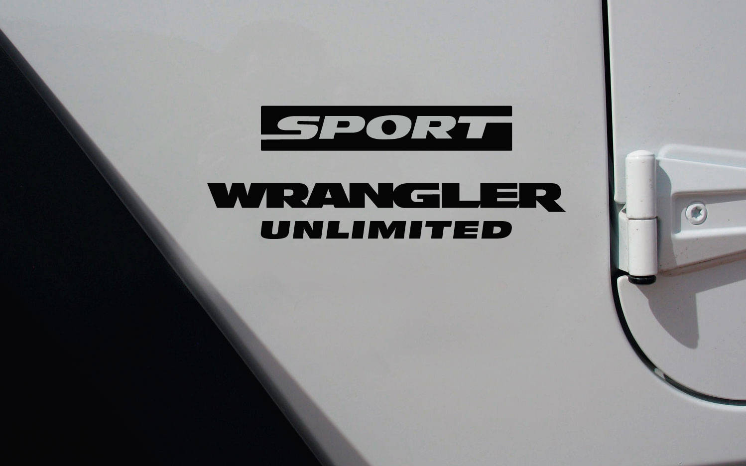 Jeep Wrangler Sport Unlimited Refresh Kit Vinyl Decal Stickers | Etsy