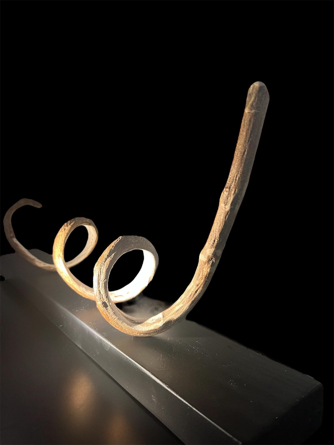 Wooden Vine Sculpture on Base - Etsy