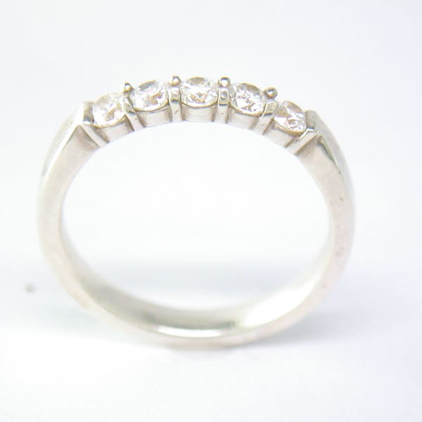 Diamond Look Alike Rings - Etsy
