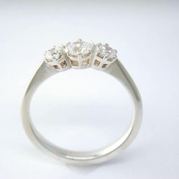 Diamond Look Alike Rings - Etsy