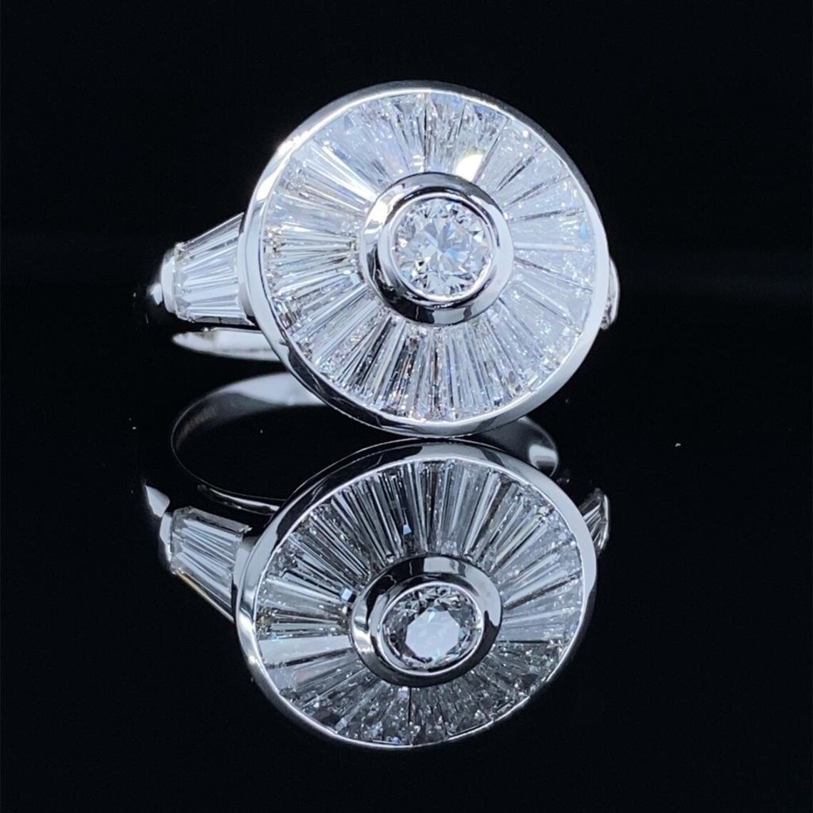 Ballerina Ring by John R Fox Engagement, Eternity New Family Heirloom ...