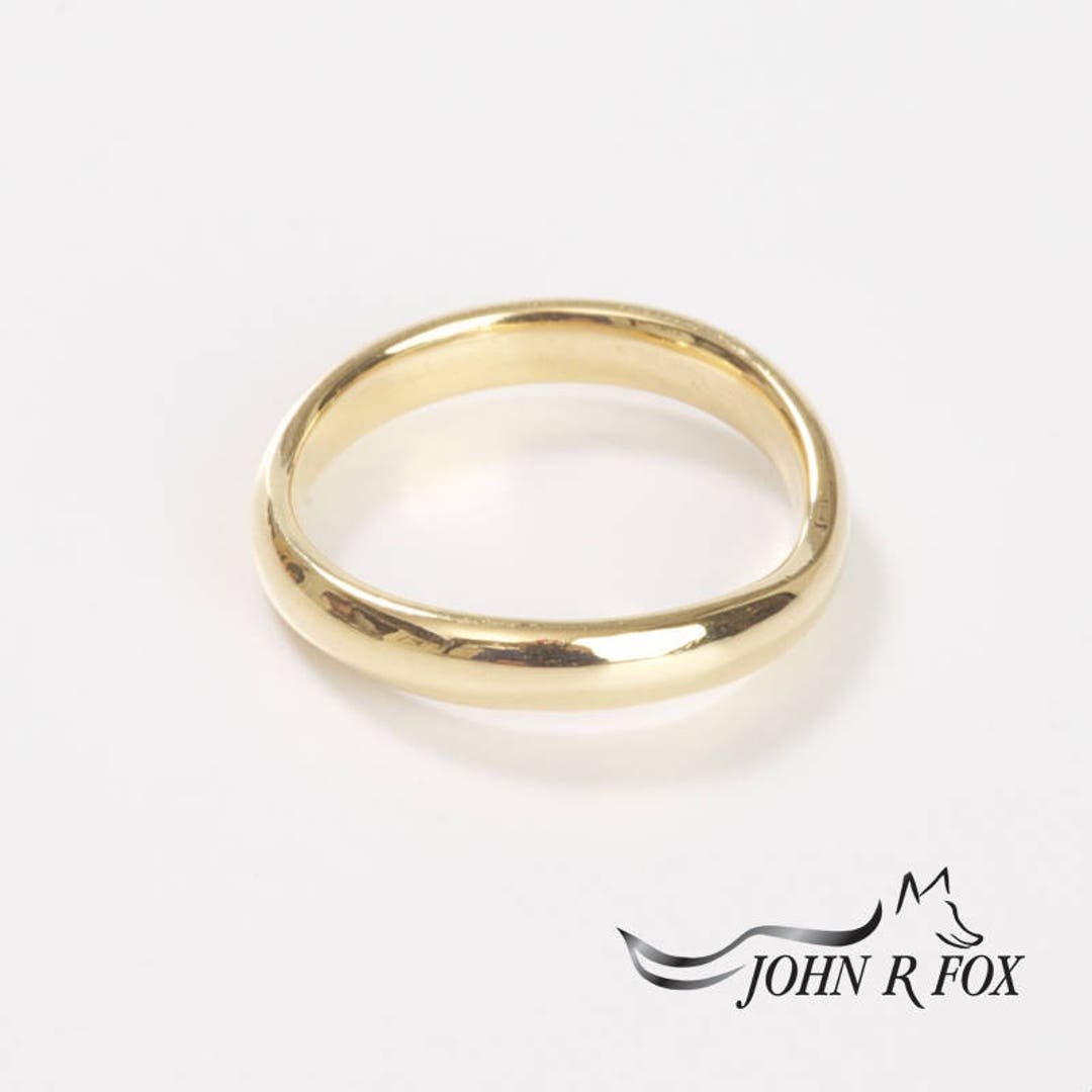 Chubbie Wavy Wedding Ring, Heavy. John Fox - Etsy