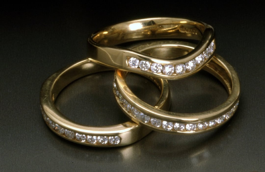 Infinity Collection Diamond Half Eternity Ring by John Fox - Etsy