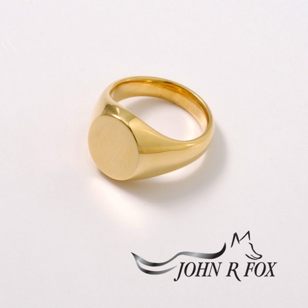 Neat Little Signet Ring 10mm X 12mm X 2.9mm Deep. - Etsy
