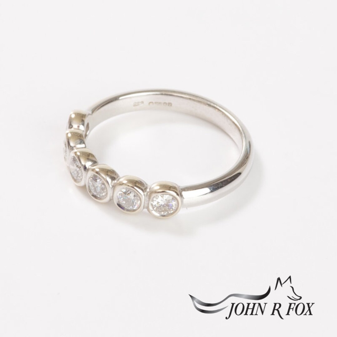 Chubbie Diamond Half Eternity Ring From John Fox - Etsy UK