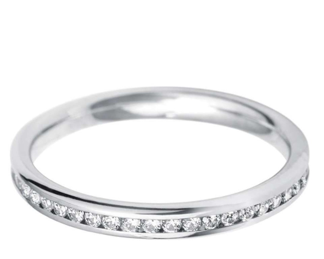 2.5mm Wide Full Eternity Ring in 9 Carat Gold All Colours - Etsy