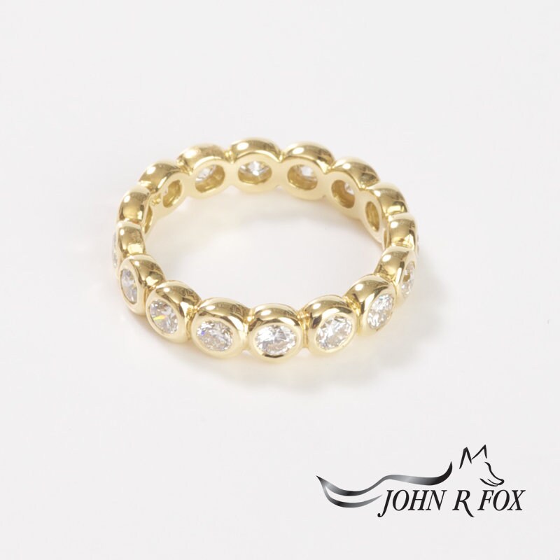 Chubbie Full Eternity Diamond Ring in 18ct by John Fox - Etsy UK
