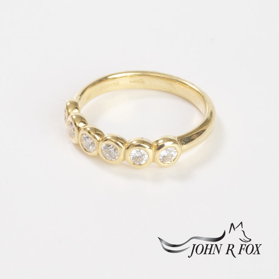 Chubbie Diamond Half Eternity Ring From John Fox - Etsy UK