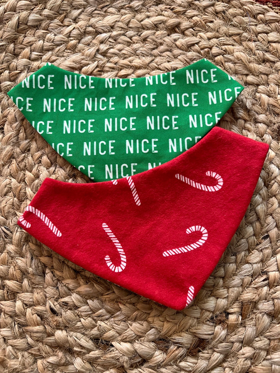 Nice Snap-on Bandana, Reversible Dog Bandana, Snap on Dog Bandanas, Cat ...