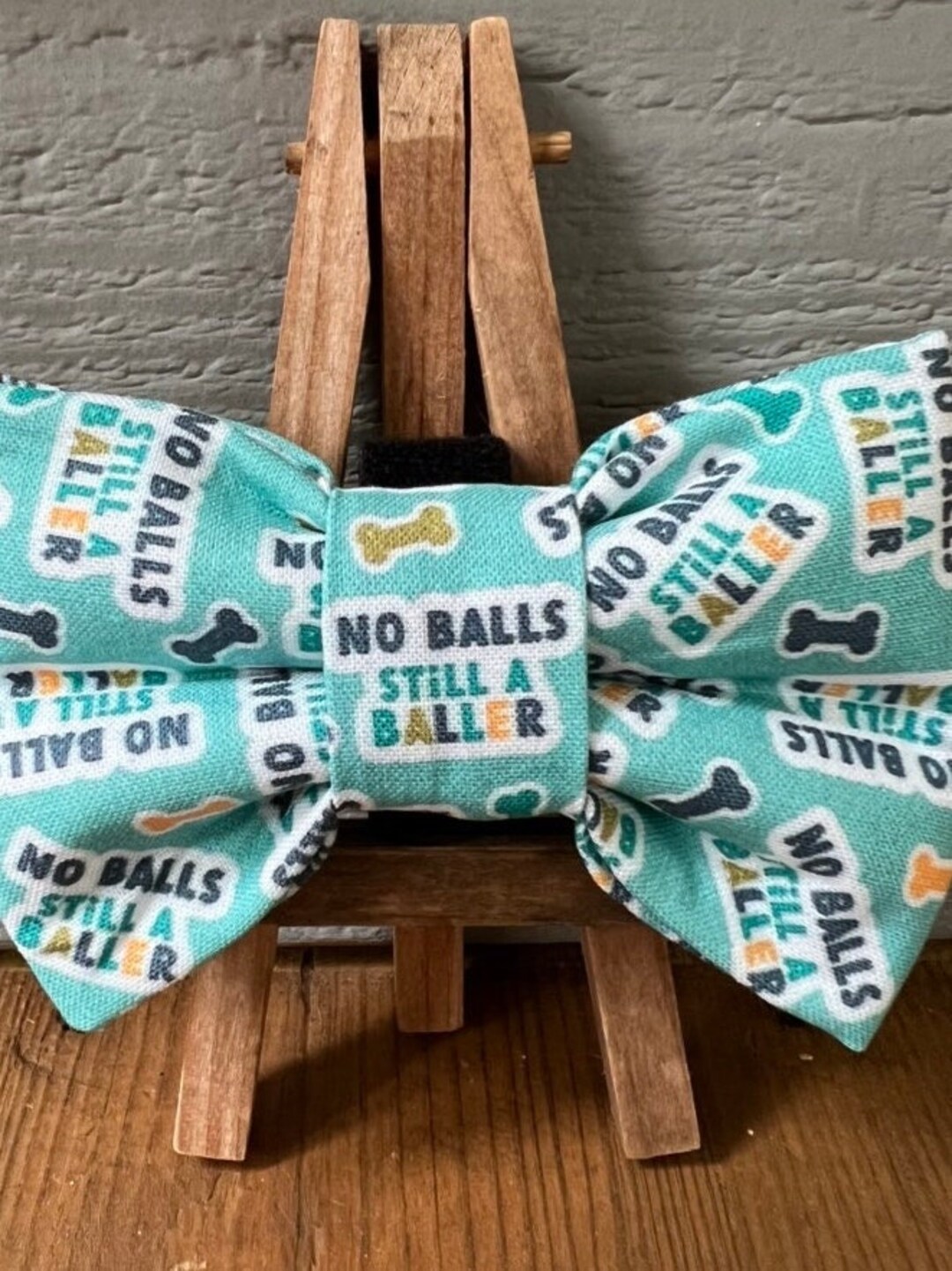 No Balls Still a Baller Dog Bow Tie, Novelty Dog Bow Ties, Cute Dog Bow ...