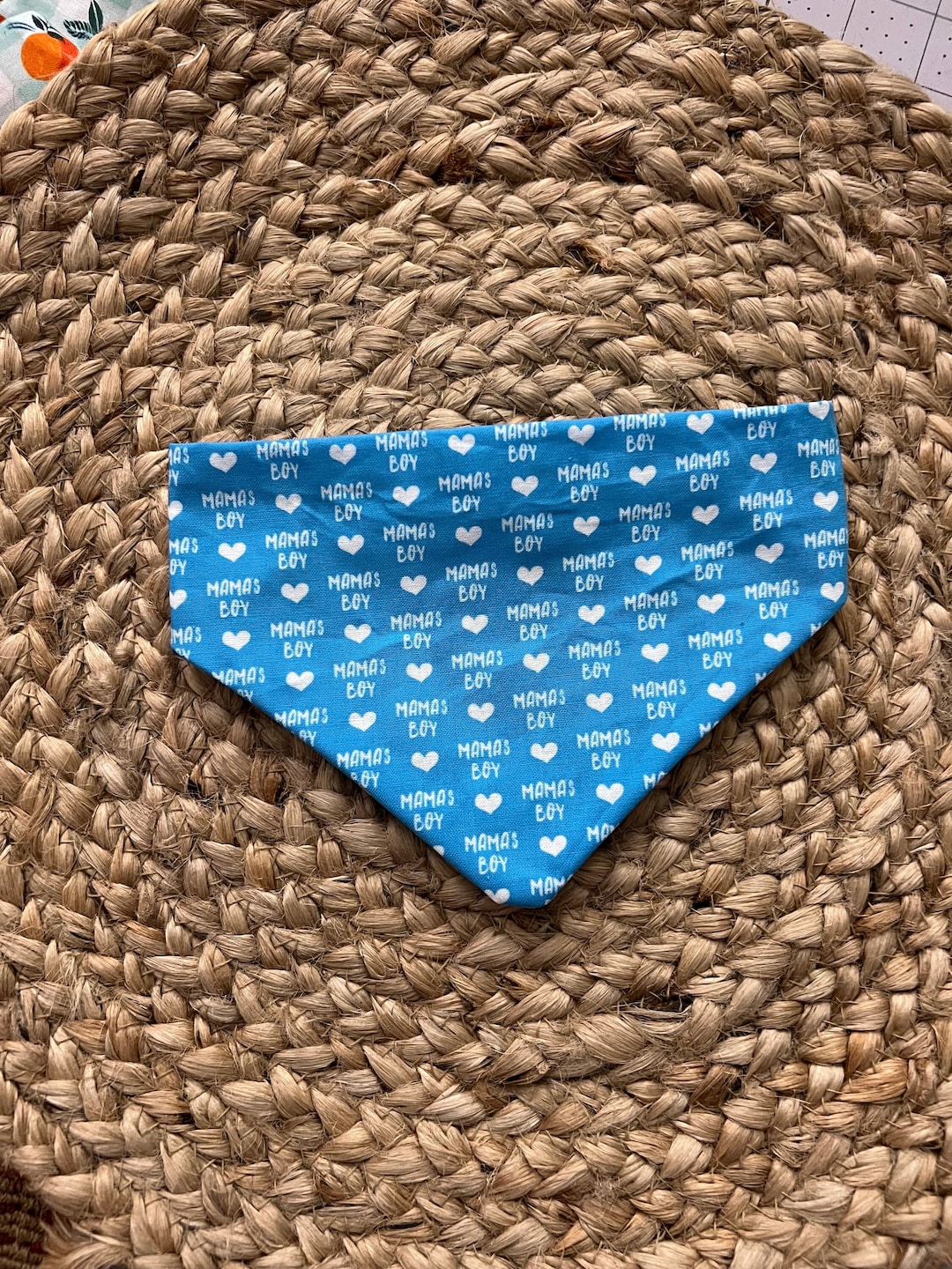 Mamas Boy Snap-on Bandana, Pet Bandana, Dog Bandana, Cute Pet Bandana ...
