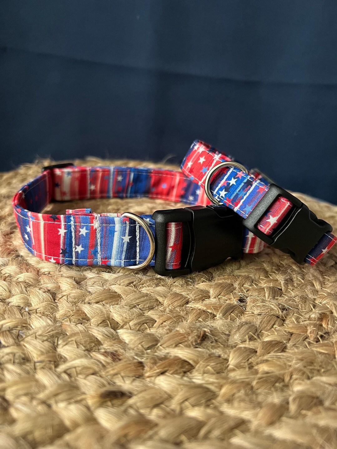 Patriotic Dog Collar, Seasonal Dog Collars - Etsy
