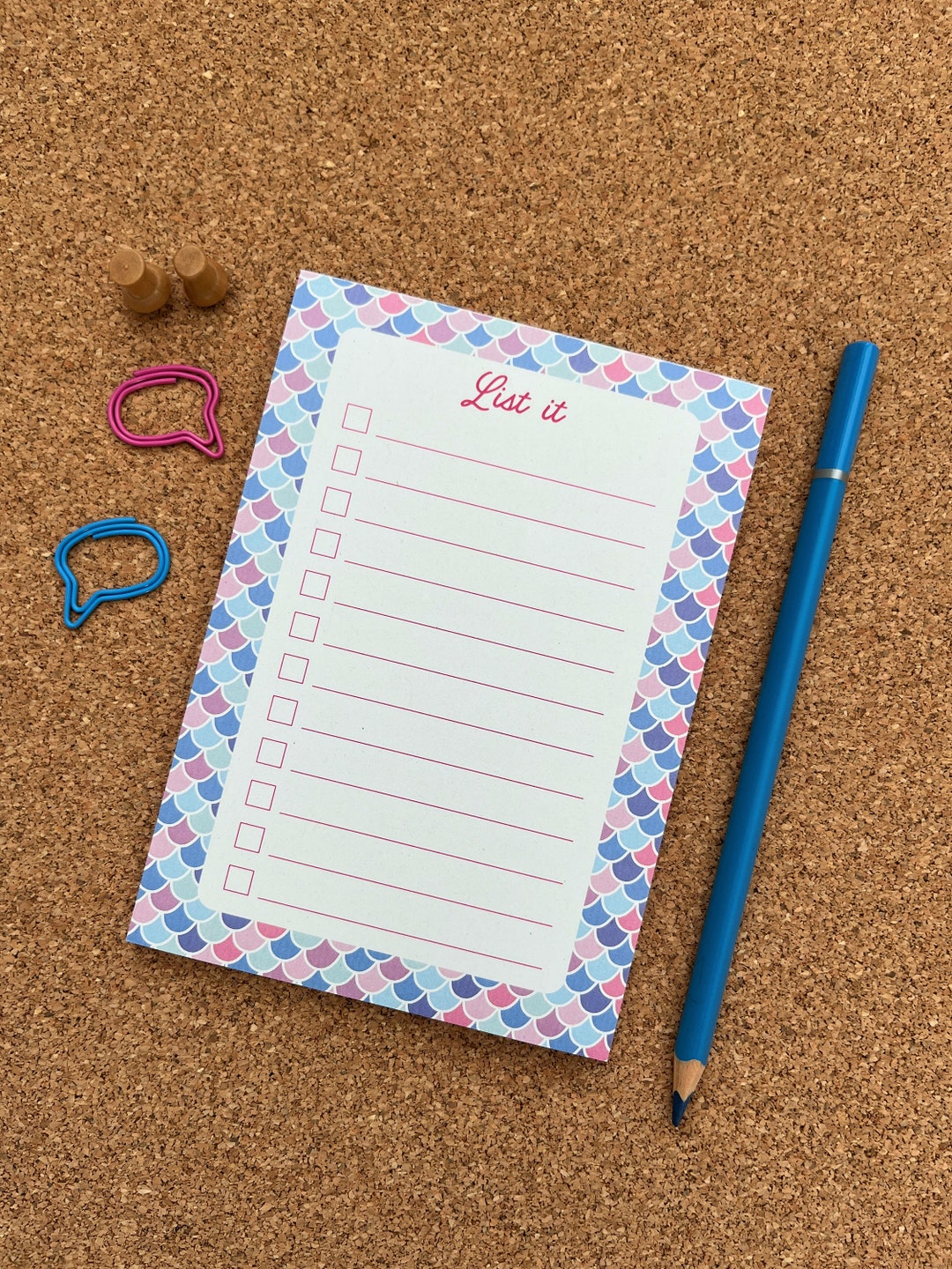 Mermaid to Do List A6 Notepad | Girls Teenager Stocking Filler ...