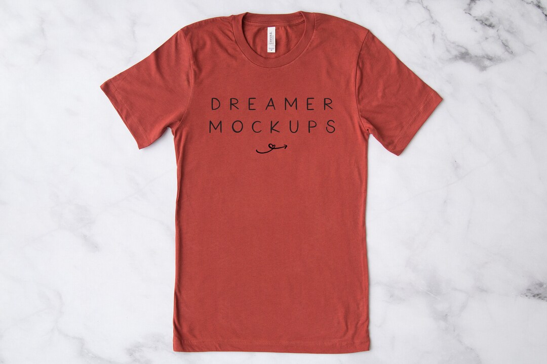 Bella Canvas Rust Mockup, Bella Canvas 3001 Mockup, 3001 Mock Up, Bella ...