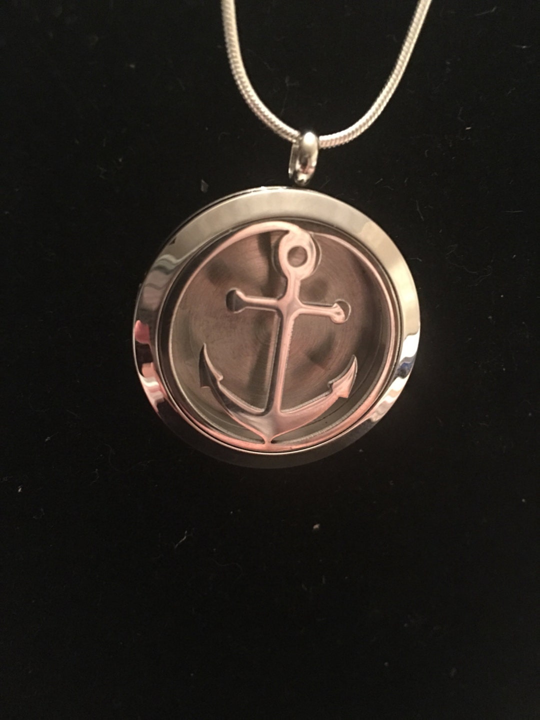 Anchor Diffuser Necklace - Etsy