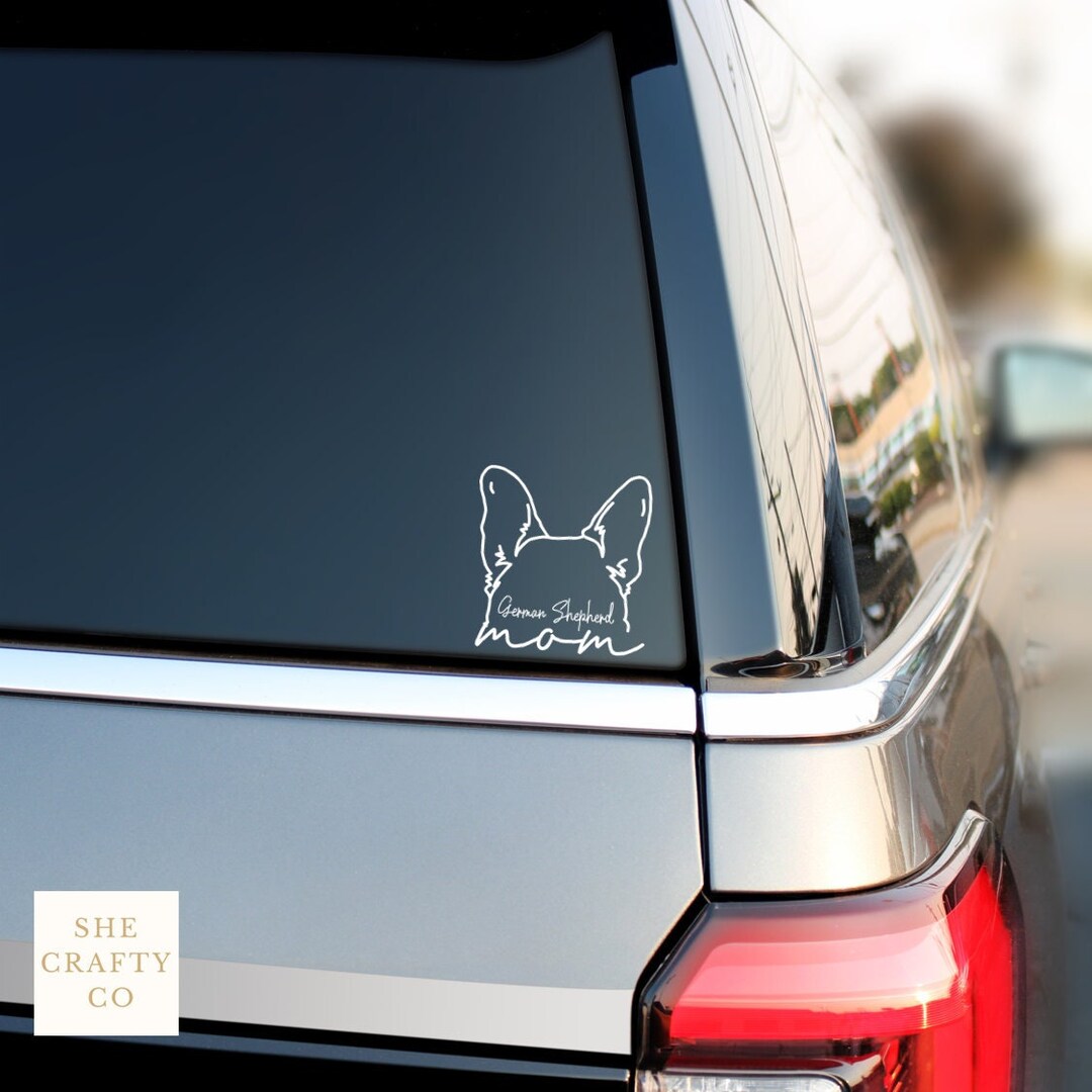 Dog Car Decal, Dog Mom Gift, Dog Mom Car Decal, Dog Dad Gift, Dog Mama ...
