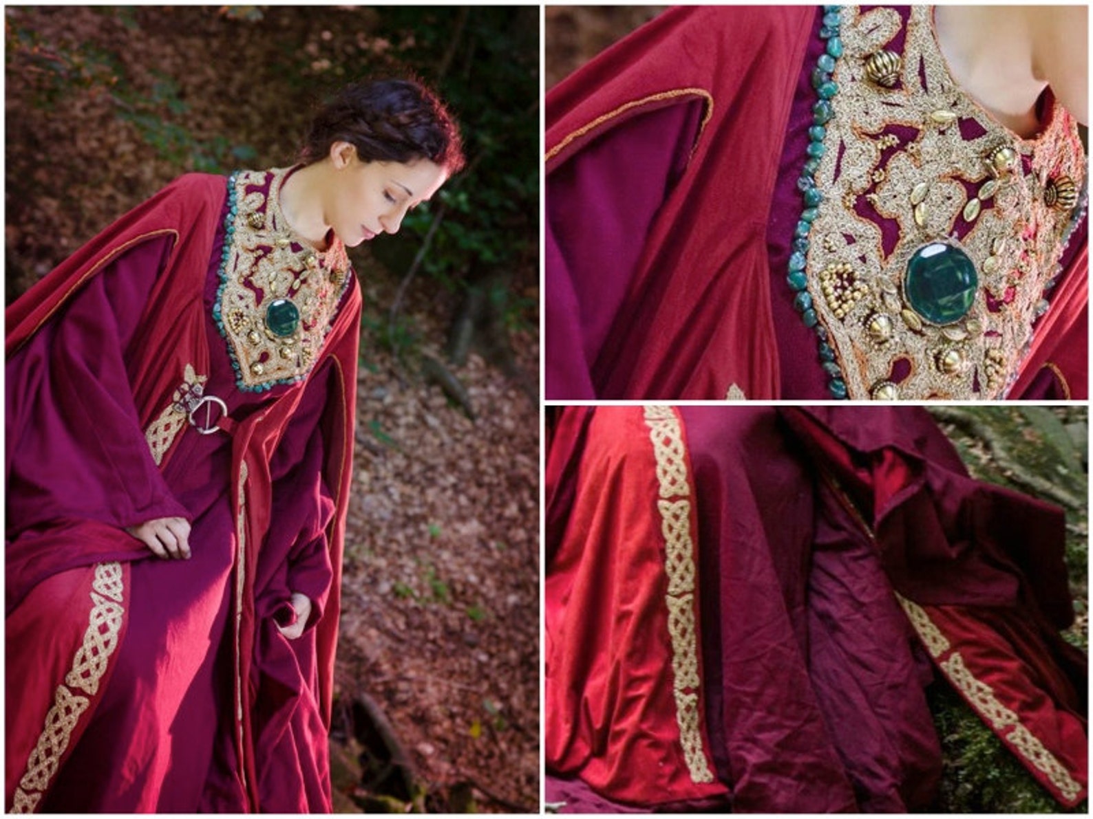 Medieval Noble Maiden Gown | Etsy