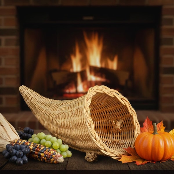 Basket With Horn - Etsy