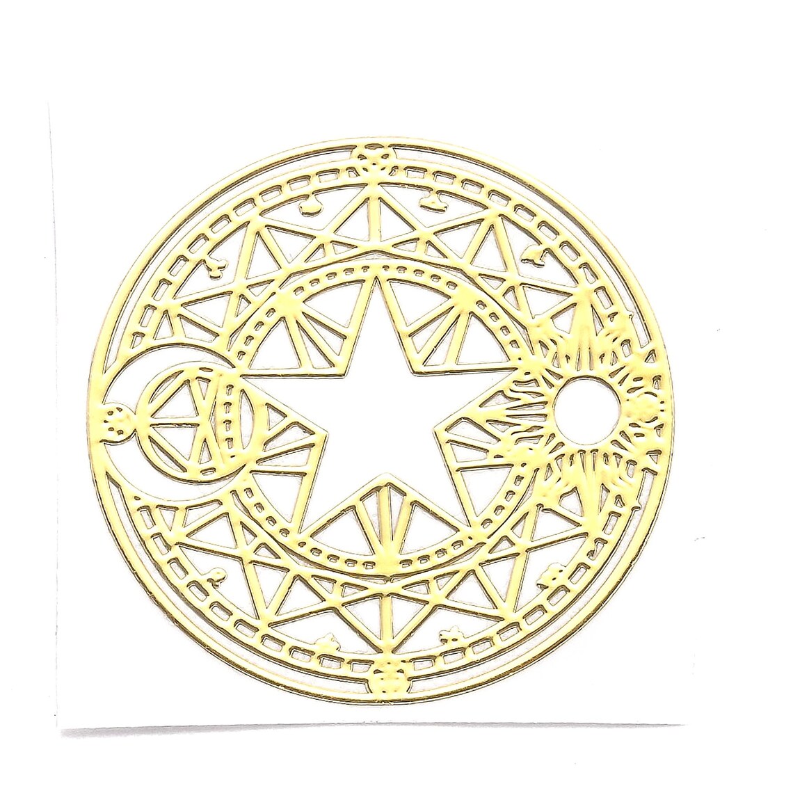 1 Self-adhesive Brass Sticker, Scrapbooking Stickers, for Gold Epoxy ...