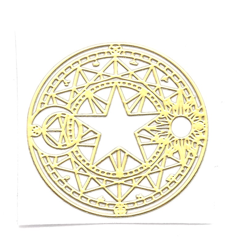 1 Self-adhesive Brass Sticker, Scrapbooking Stickers, for Gold Epoxy ...