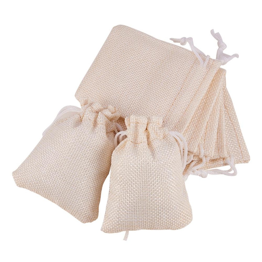 Burlap Packaging Pouches Drawstring Bags, Sachet Lavender 9 X 7 Cm 5 ...