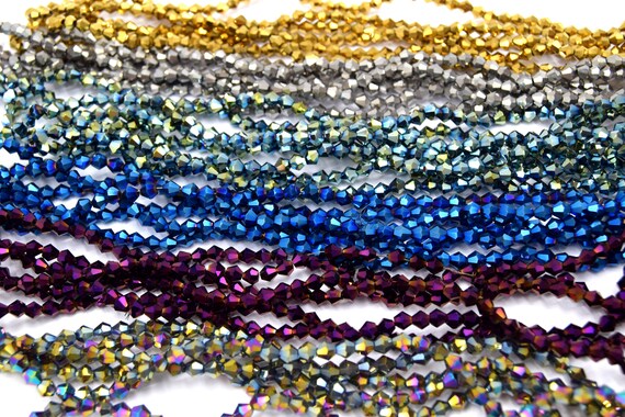 Set of 6 strands of Beads Sewing & Fiber Macrame Craft Supplies & Tools ...