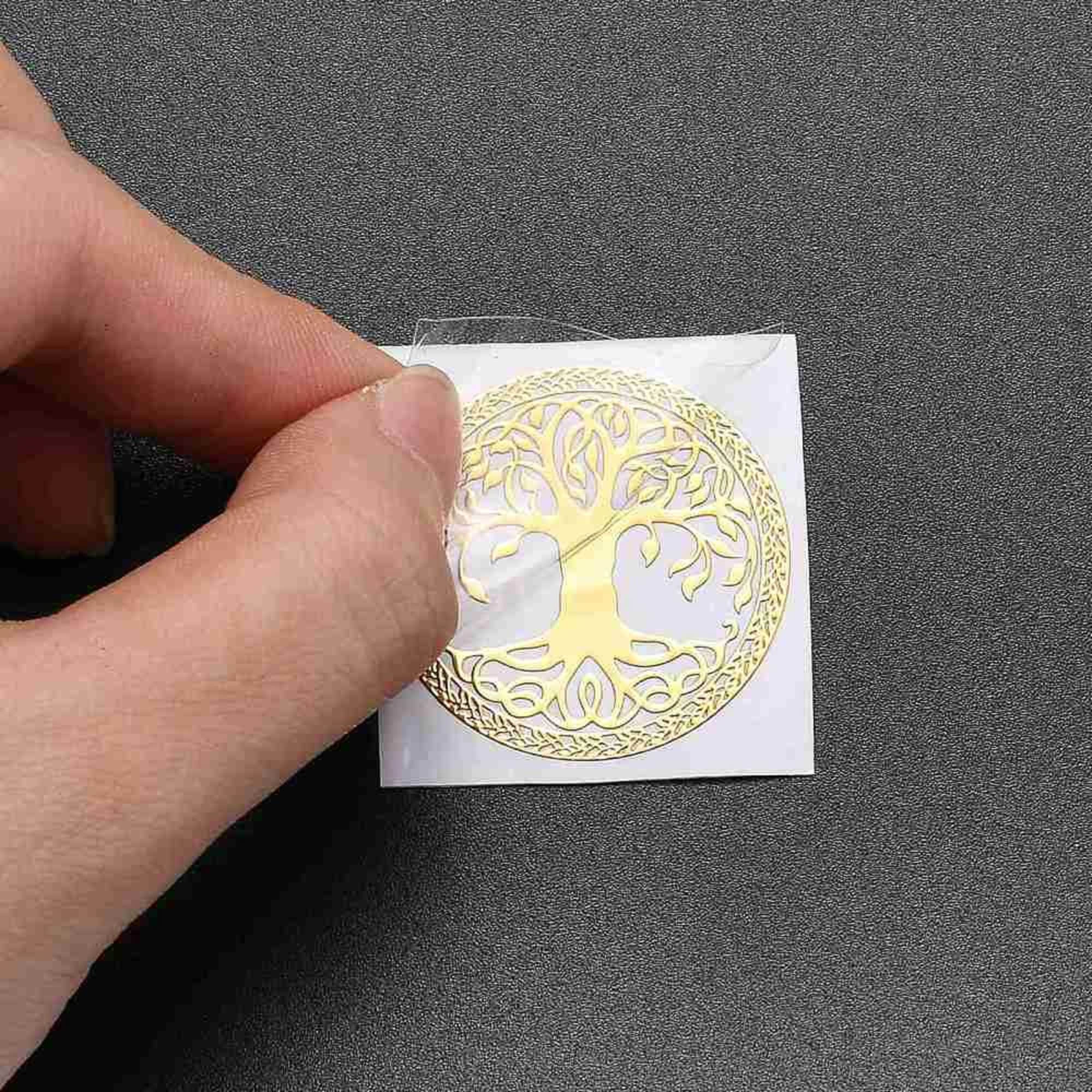 1 Self-adhesive Brass Sticker, Scrapbooking Stickers, for Gold Epoxy ...