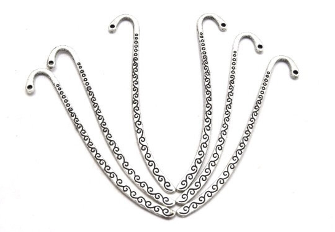 Silver Metal Bookmarks With Spiral, Bookmark, Notbook 8.5cm-branded ...