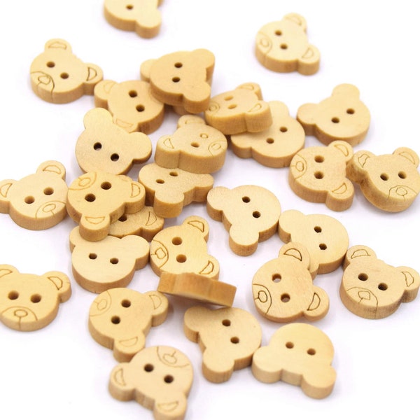 Bear Buttons - Etsy