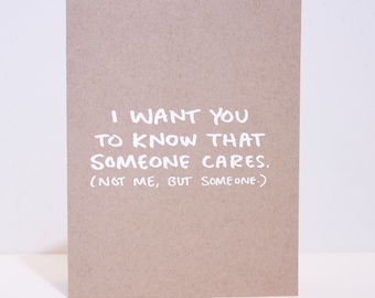 Funny sympathy card | Etsy