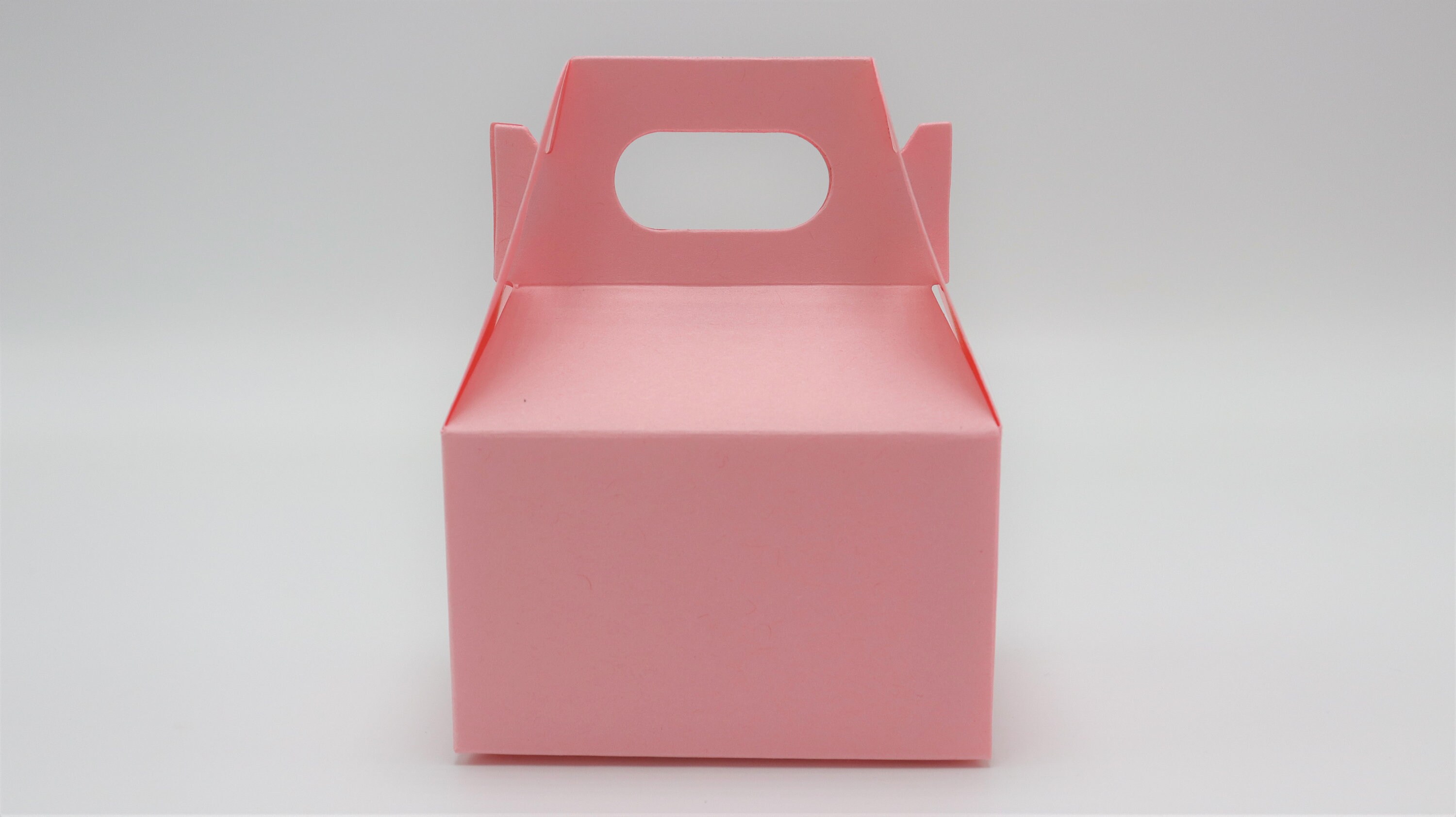 Cute Pink Paper Gable Treat Box Wedding Party Favors Candy - Etsy