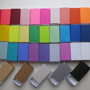 Custom Quantity and Color Sliding Boxes, Matchbox Shape, Party Treat ...