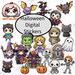 Cute Halloween Digital Stickers PNG Bundle Digital Download Printable ...