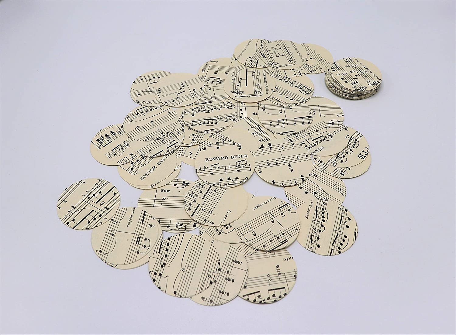 Vintage Music Hearts Confetti Music Theme Party Wedding - Etsy