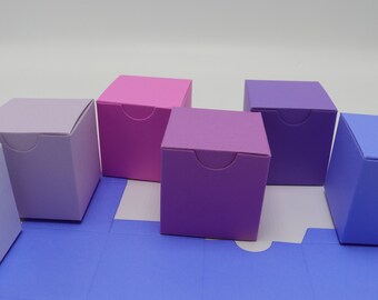 Purple Favor Box | Etsy