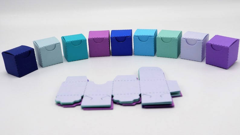 Mini Cardstock Gift Boxes: 1x1 Inch Tiny Treat Boxes - Etsy