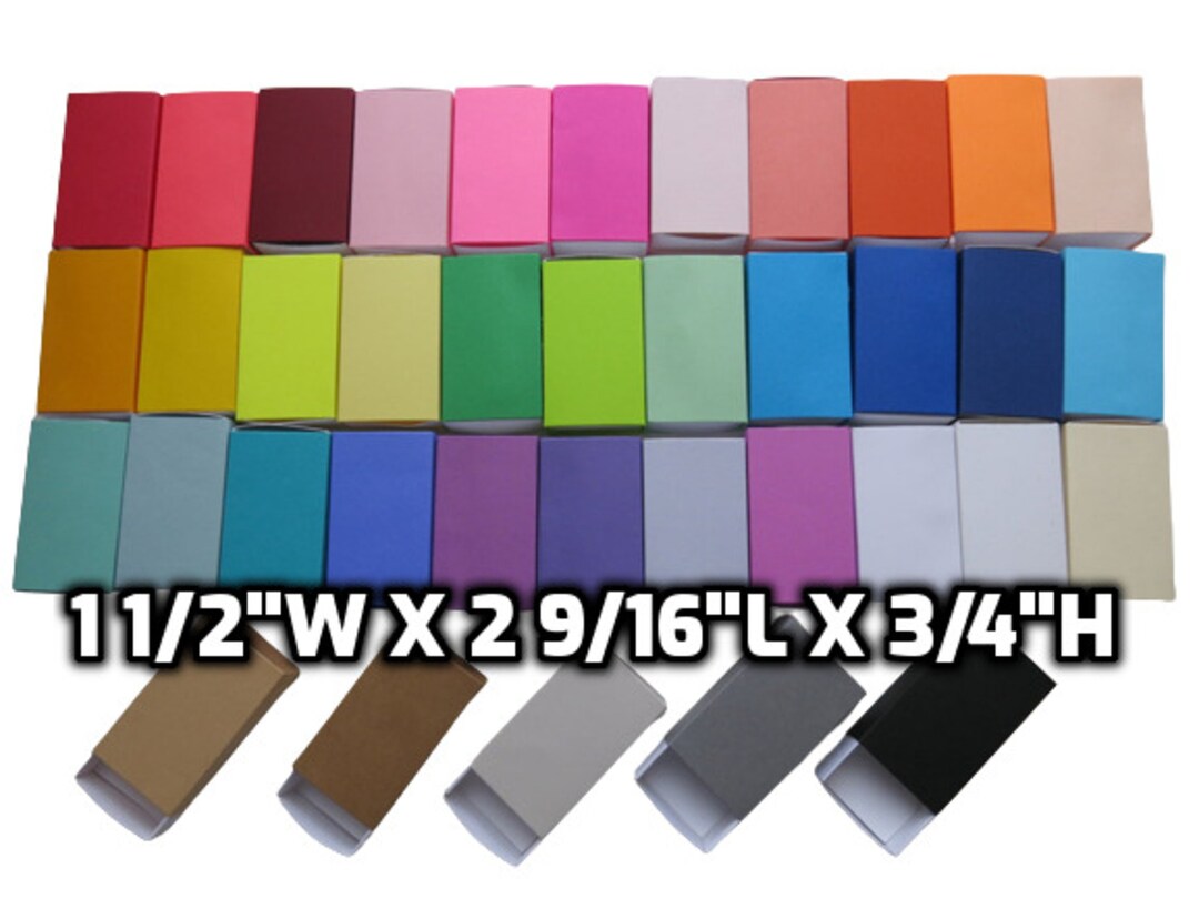 Custom Quantity and Color Sliding Boxes, Matchbox Shape, Party Treat ...