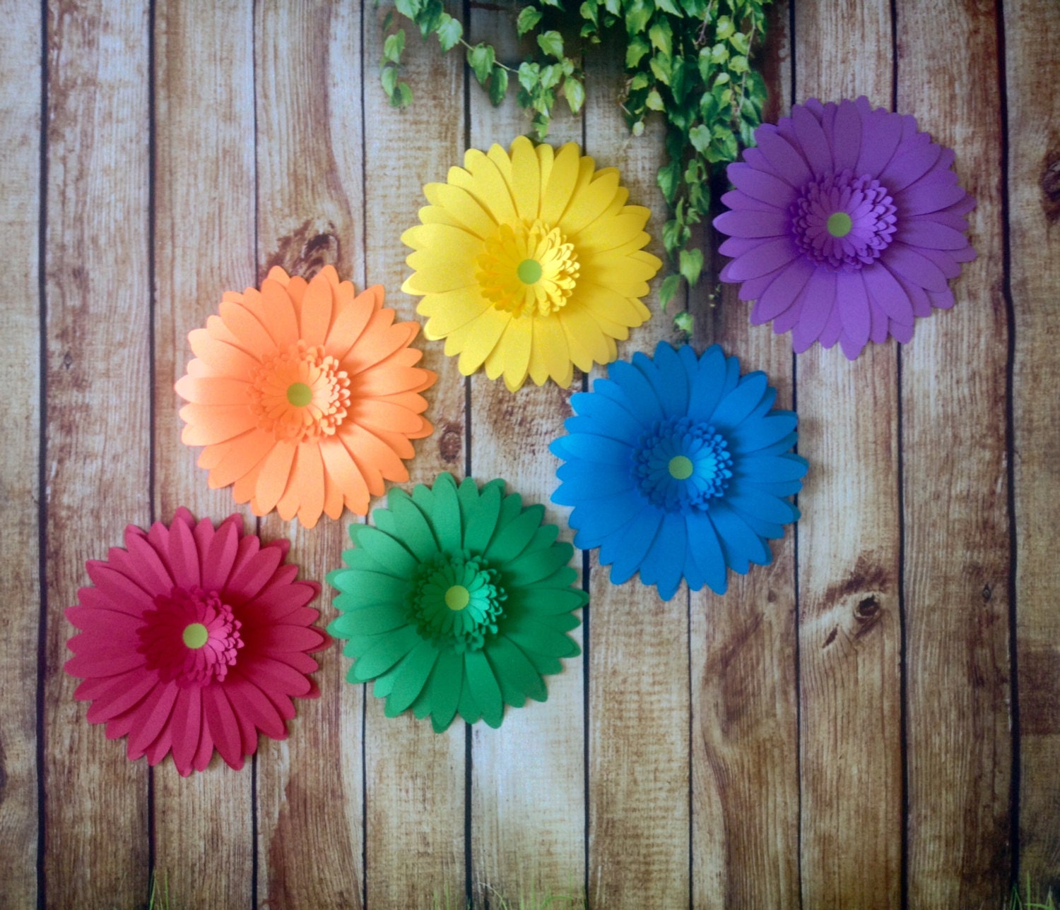 Kitchen & Dining Kitchen Décor 8 Inch Royal Blue Daisy Wall Hanging ...